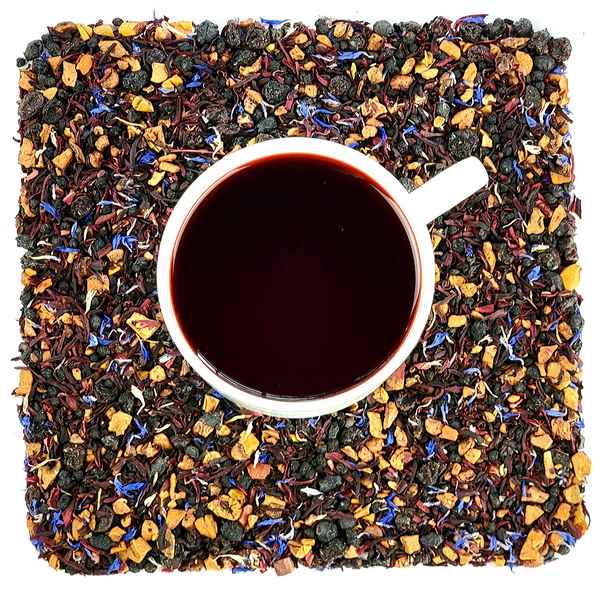 Blueberry Crush Herbal Tea - Bramble & Rose Tea Co